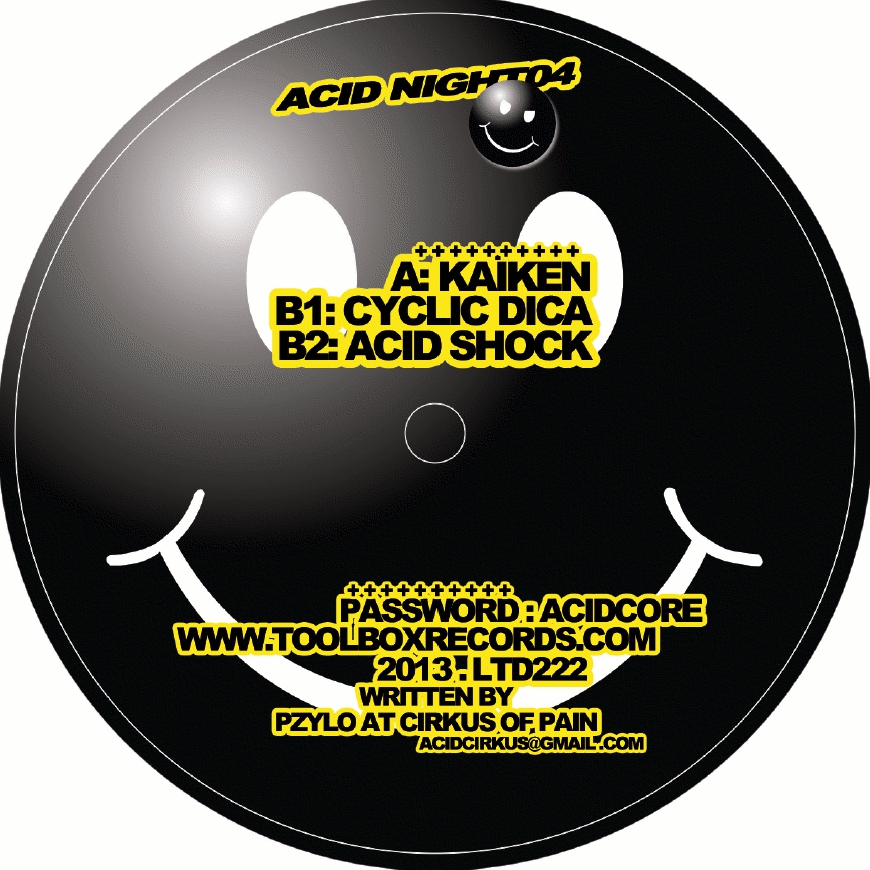 Acid Night 04 - Pzylo - Acid Night - Toolbox records - votre disquaire ...
