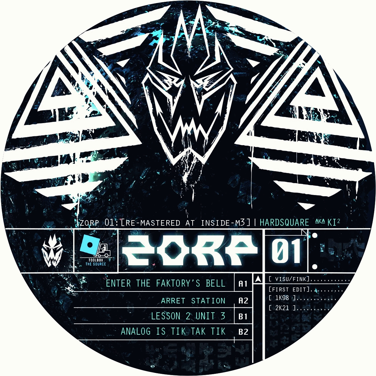 Zorp 01 RP - Zorp, Ki2 - Zorp - Toolbox records - votre disquaire vinyle